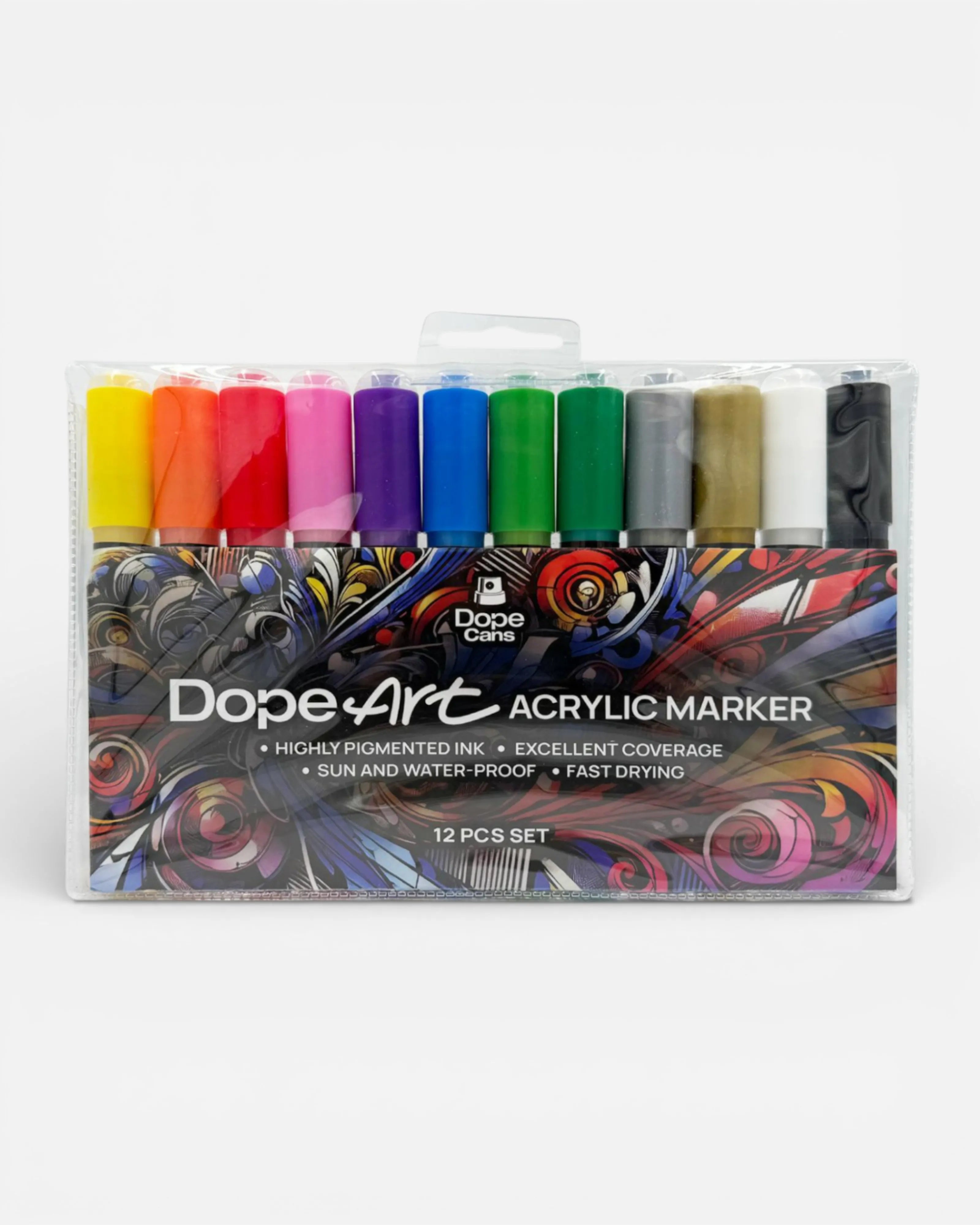 Dope Art Acrylic Marker Set 12x - Astrofat Graffiti Shop